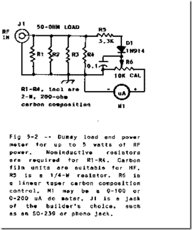 Hobby Electronics Circuits: Dummy load and power meter